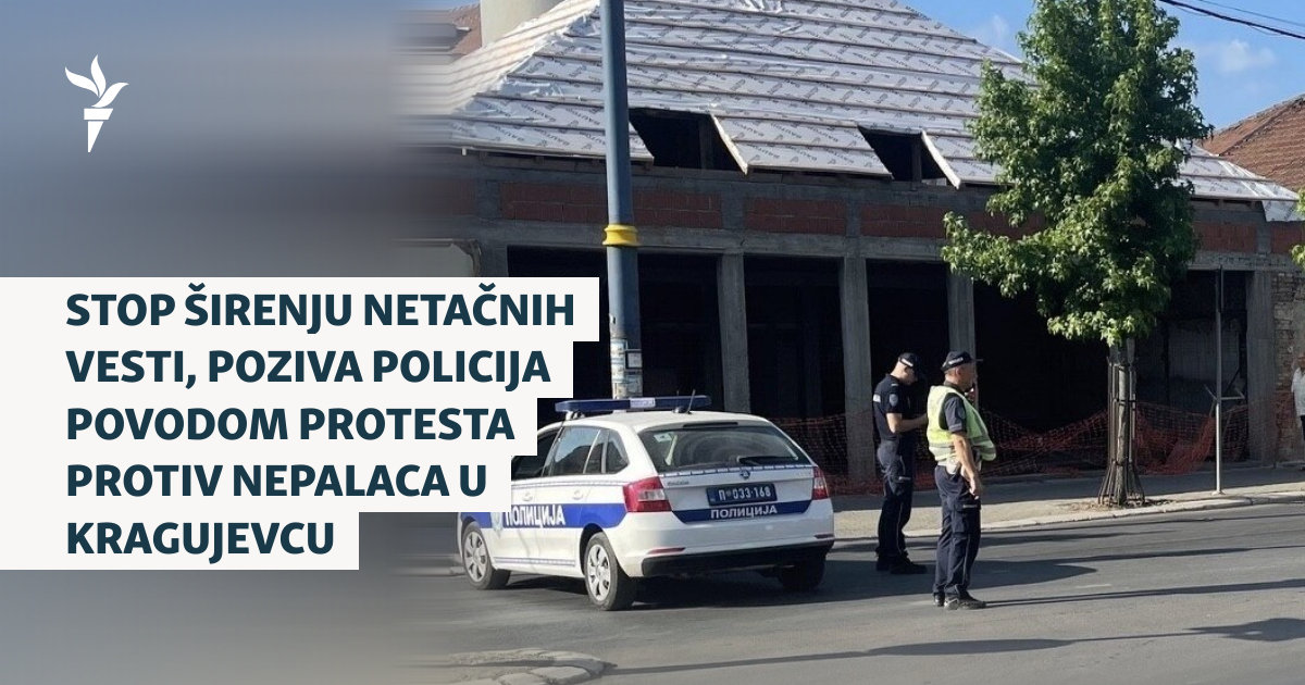 Stop širenju netačnih vesti, poziva policija povodom protesta protiv ...