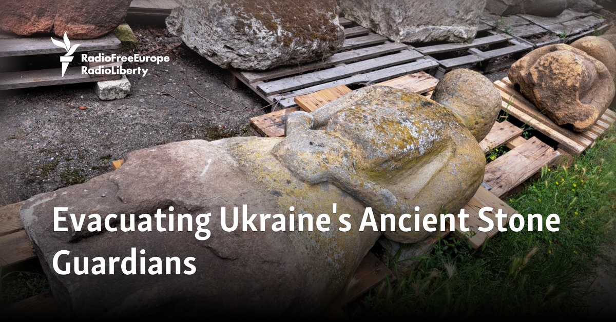 Evacuating Ukraine's Ancient Stone Guardians