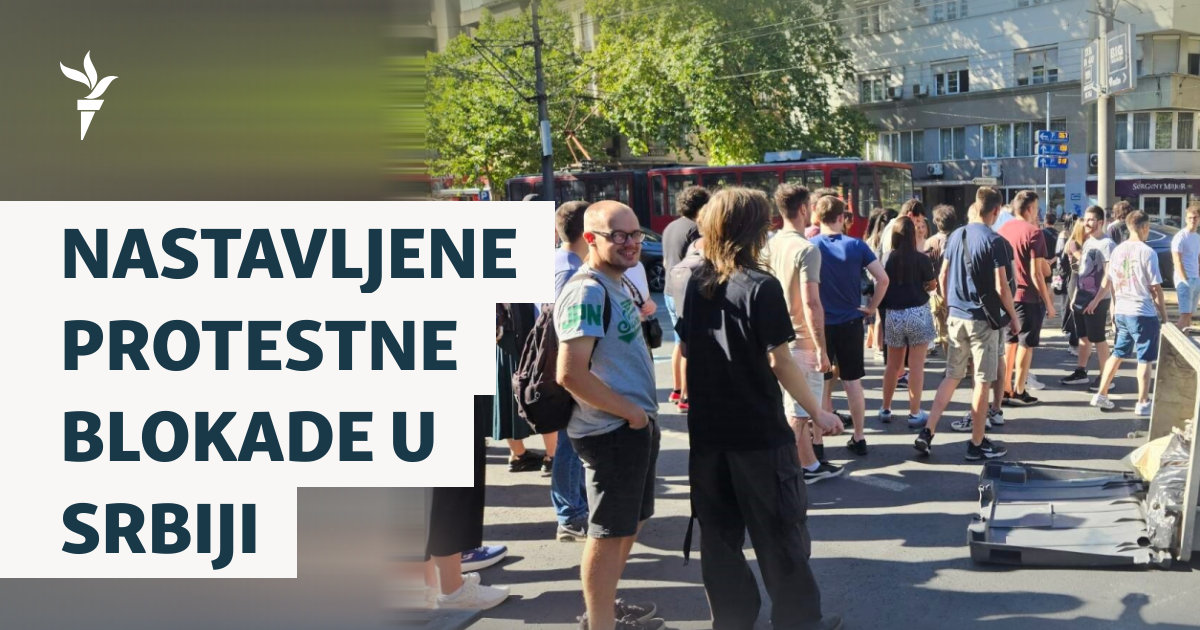 Nastavljene protestne blokade i hapšenja demonstranata u Srbiji