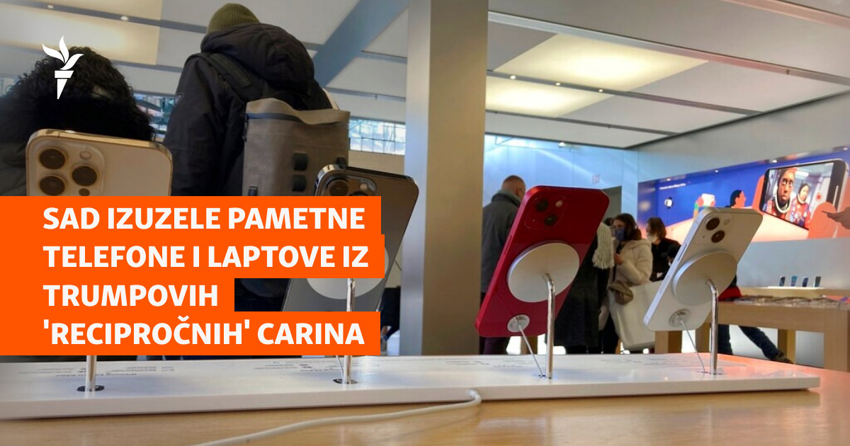 SAD izuzele pametne telefone i laptopove iz Trumpovih 'recipročnih' carina