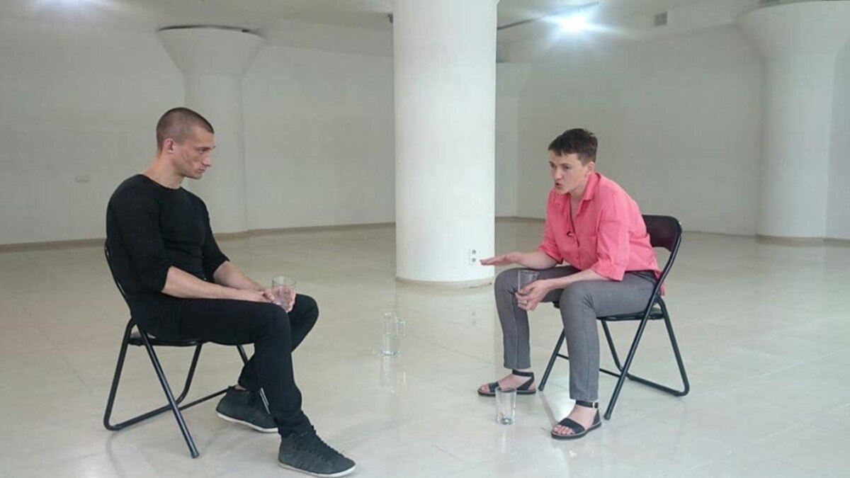 Пётр Павленский и Надежда Савченко встретились в Киеве