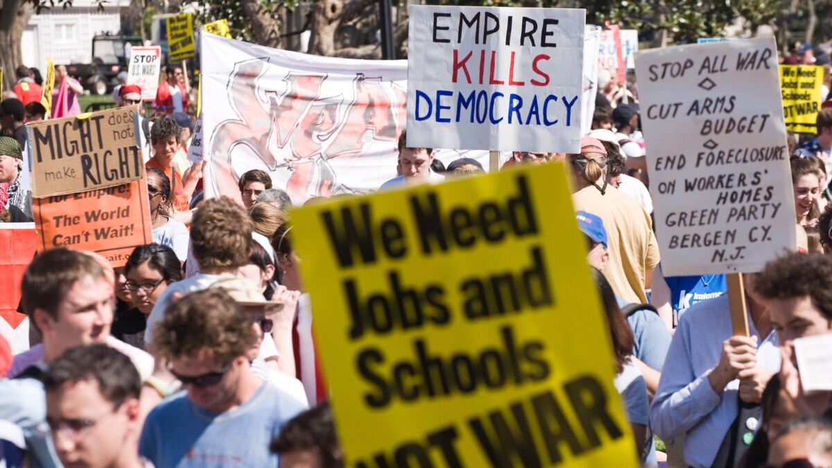 In U.S., Thousands Rally To Pull Troops From Iraq, Afghanistan