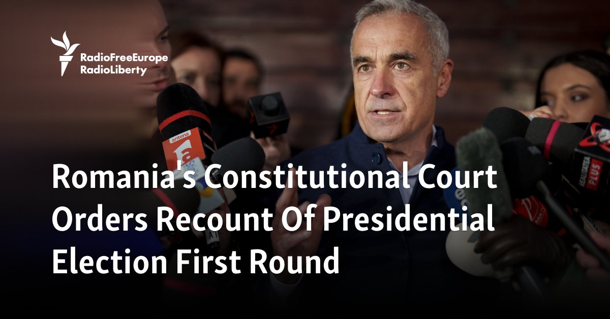 Romanian Election Body To Recount Ballots From First Round Of ...