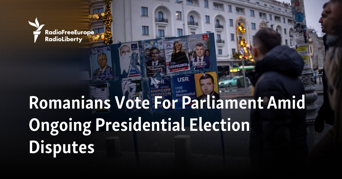 Romanians Vote For Parliament Amid Ongoing Presidential Election Disputes