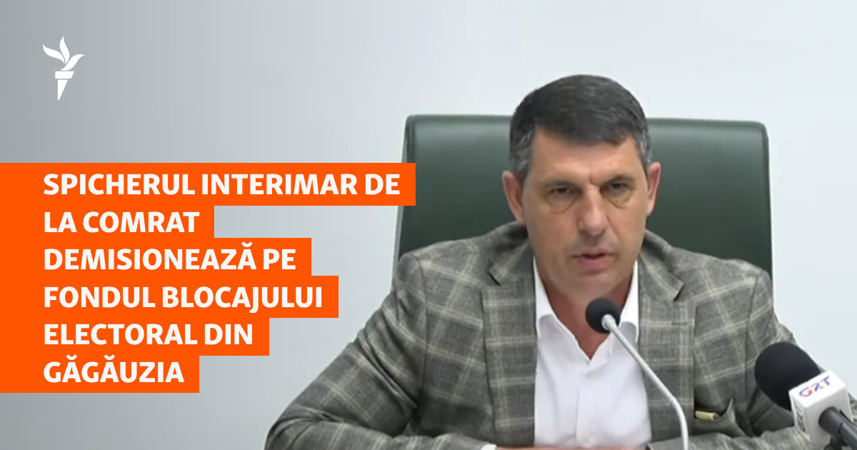 Spicherul interimar de la Comrat demisionează pe fondul blocajului ...