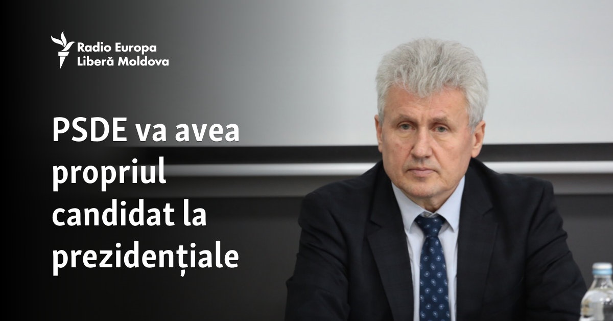 Grigore Belostecinic, candidatul PSDE la alegerile prezidențiale