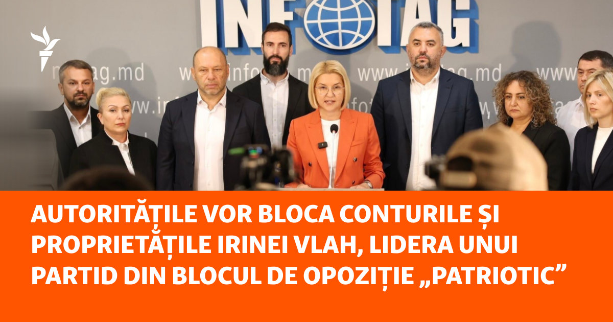 Autoritățile vor bloca conturile și proprietățile Irinei Vlah, lidera ...
