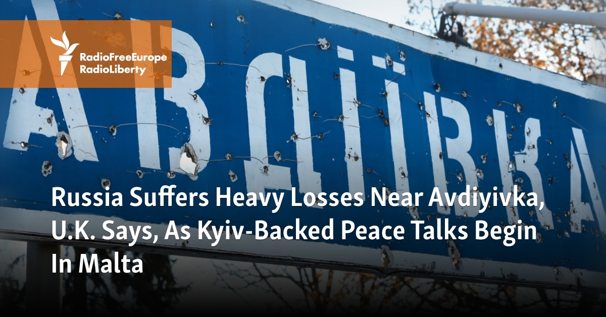 Russia Suffers Heavy Losses Near Avdiyivka, U.K. Says, As Kyiv-Backed ...