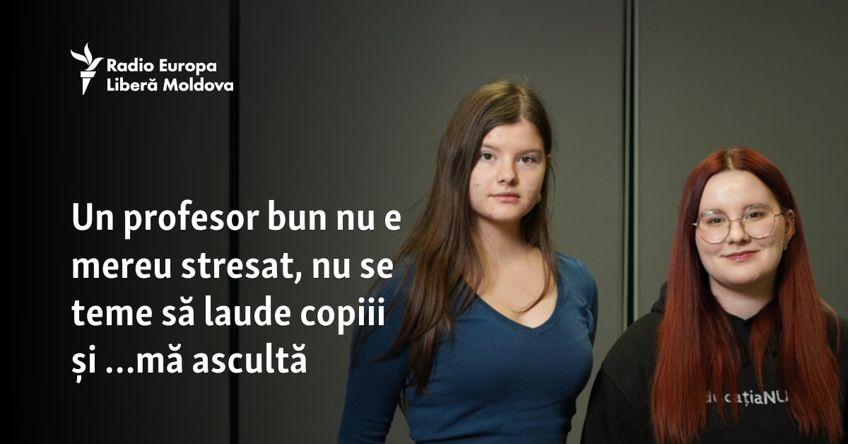 Un profesor bun nu e mereu stresat, nu se teme să laude copiii și …mă ...