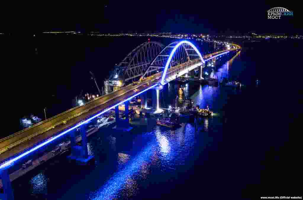 Putin Officially Opens Massive Bridge Linking Crimea To Russia