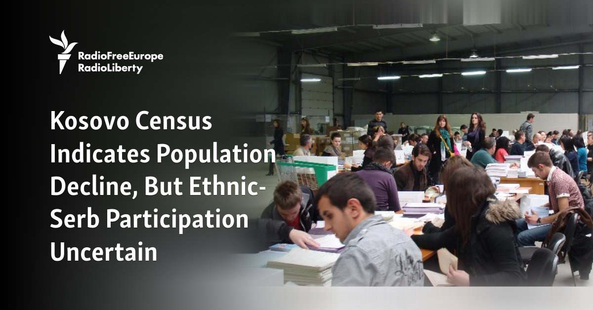 Kosovo Census Indicates Population Decline But Ethnic Serb