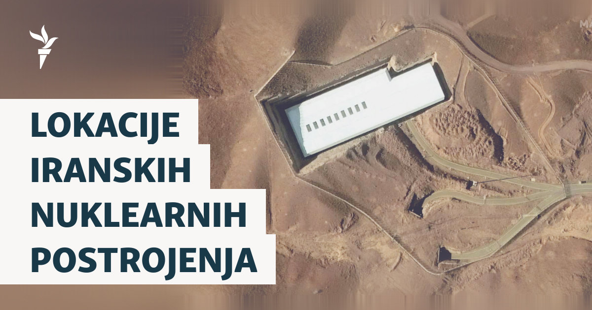 Lokacije iranskih nuklearnih postrojenja