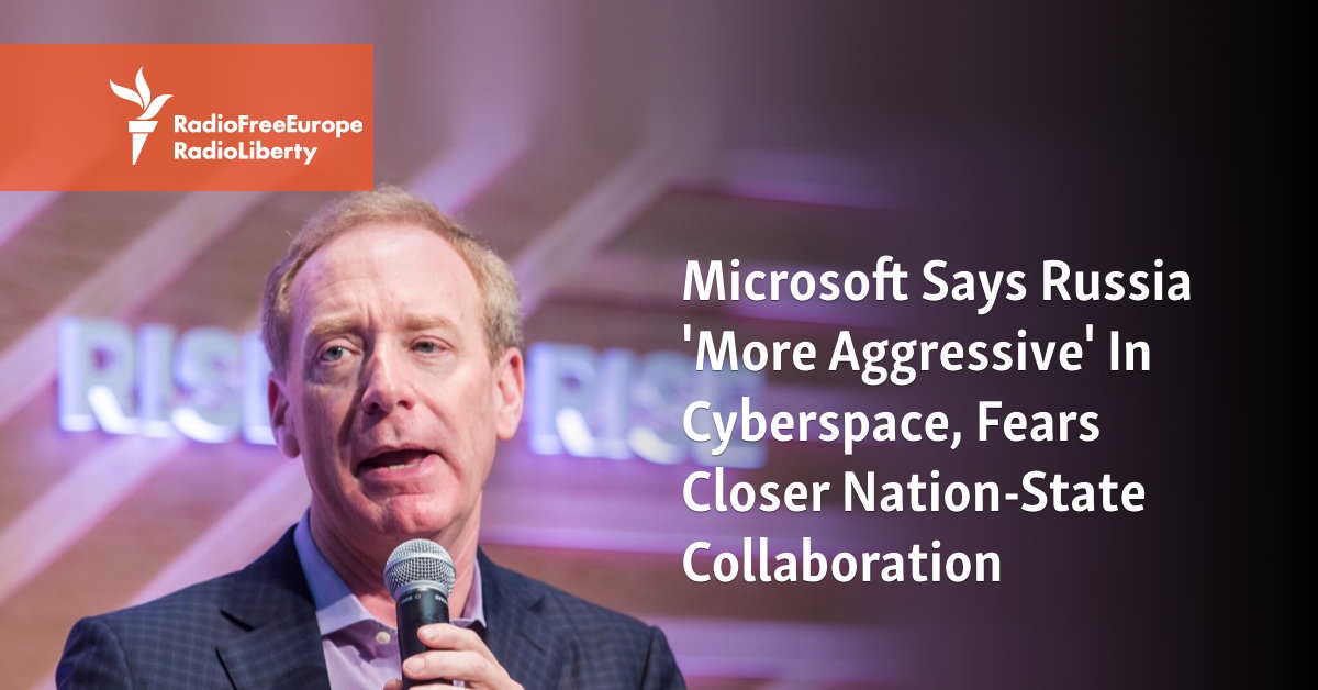 Microsoft Says Russia 'More Aggressive' In Cyberspace
