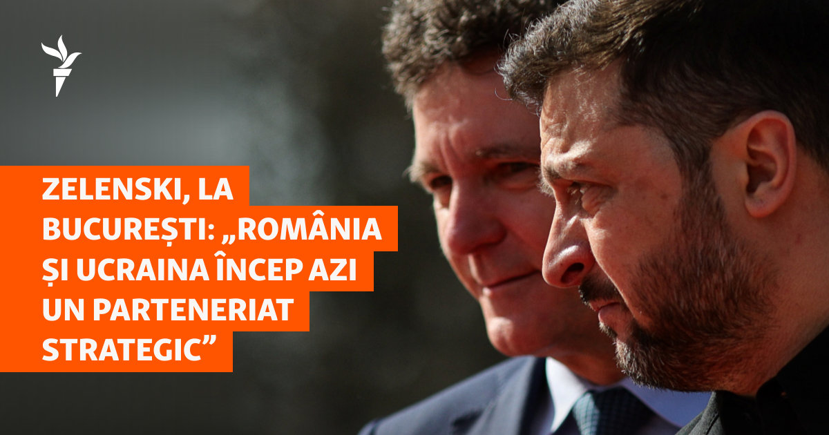 Zelenski, la București: „România și Ucraina încep azi un parteneriat ...