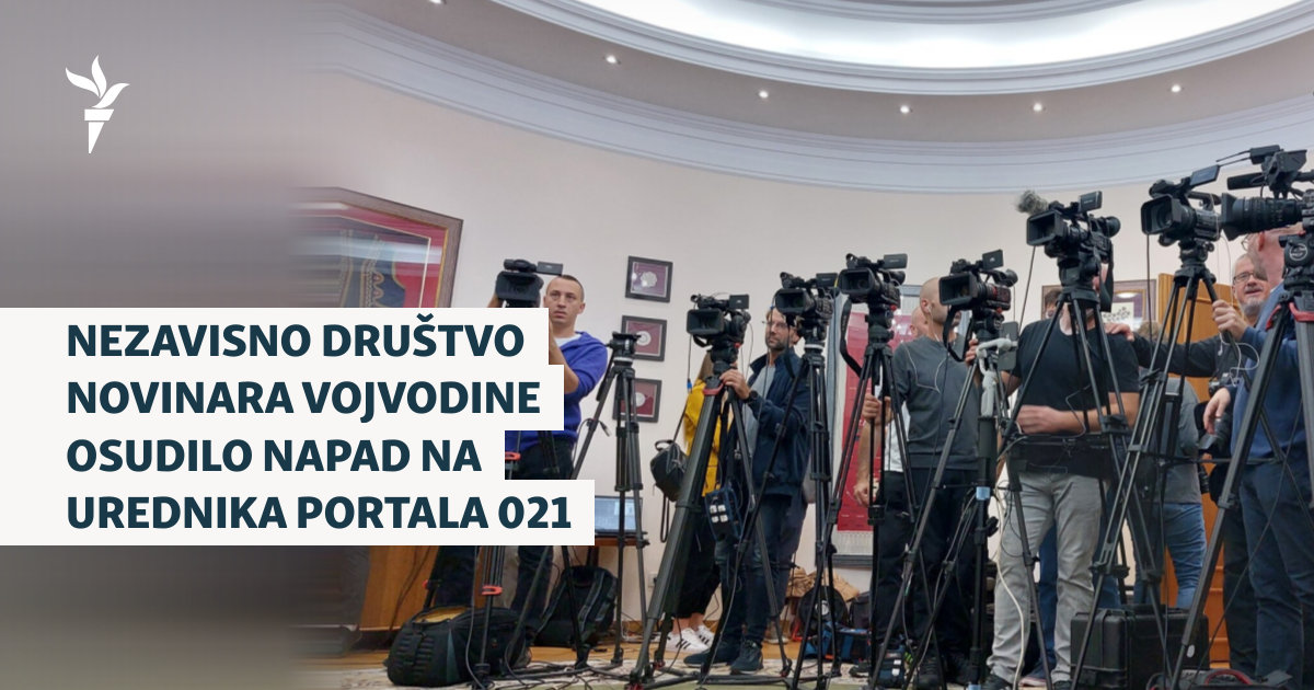 Medijska udruženja osuđuju napade na novinare na dan mitinga vlasti u Beogradu