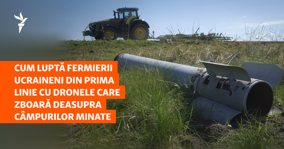 Fermierii ucraineni din apropierea frontului își cultivă terenurile cu un ochi la drone și cu ...