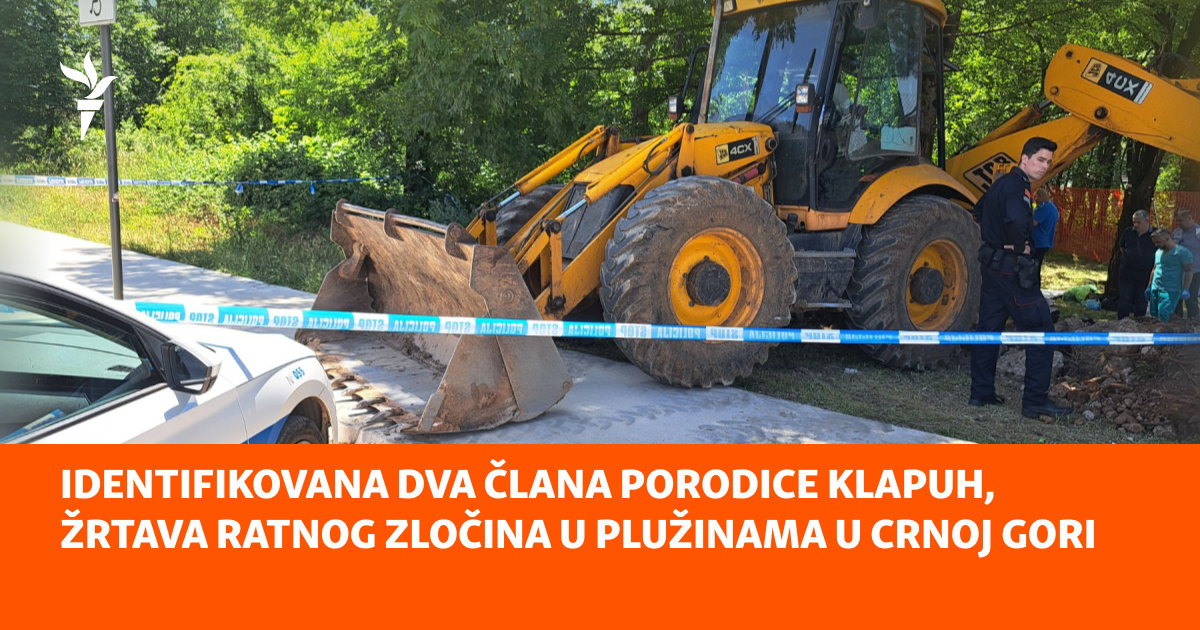 Identifikovana dva člana porodice Klapuh, žrtava ratnog zločina u ...