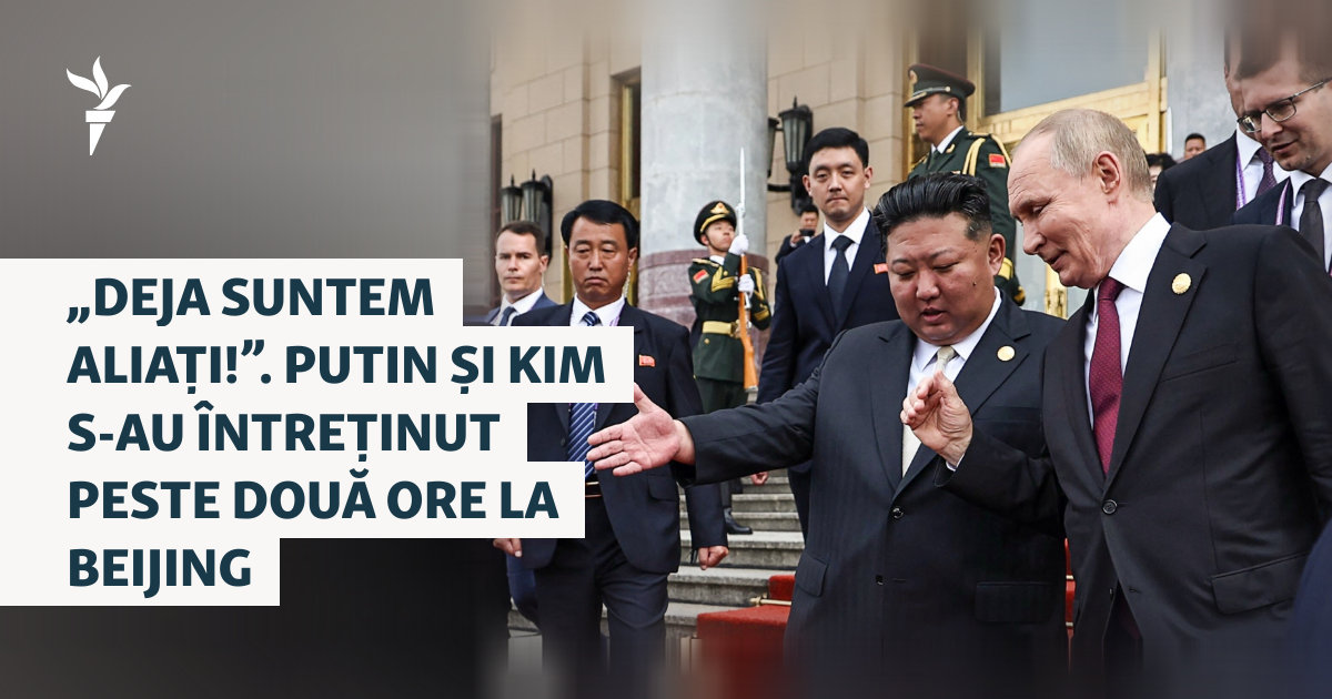 „Deja suntem aliați!”. Putin și Kim s-au întreținut peste două ore la ...