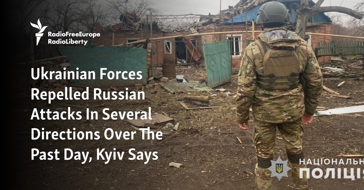 Ukrainian Forces Repelled Russian Attacks In Several Directions Over ...