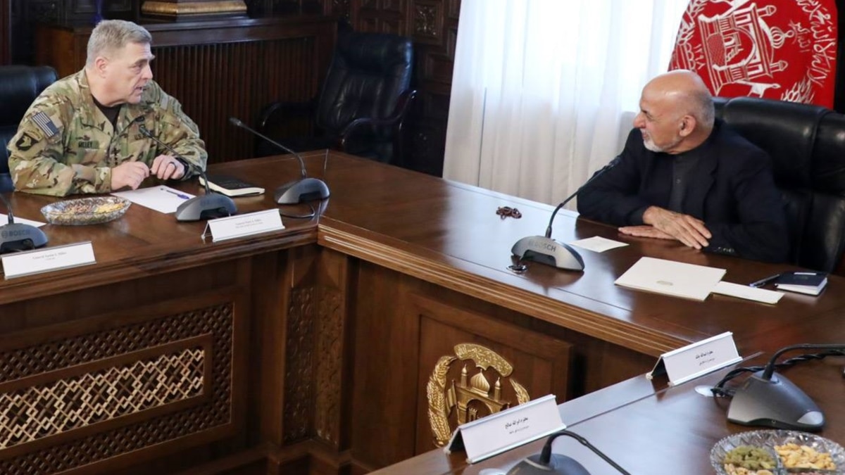 U.S. Army Chief Of Staff Visits Kabul For Talks With Afghan Leaders