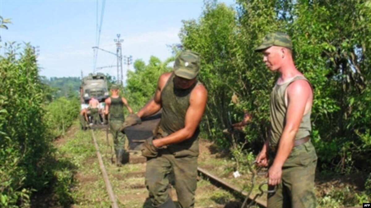 Russian Railway Troops Reportedly Leaving Abkhazia Russian Railway Troops Reportedly Leaving Abkhazia