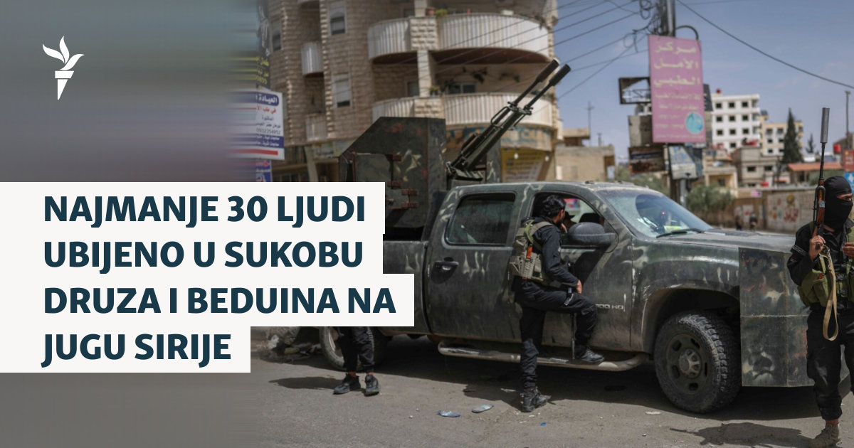 Najmanje 30 ljudi ubijeno u sukobu Druza i beduina na jugu Sirije