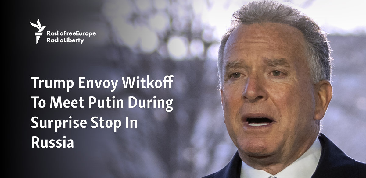 Trump Envoy Witkoff Holds Talks With Putin During Surprise Stop In Russia
