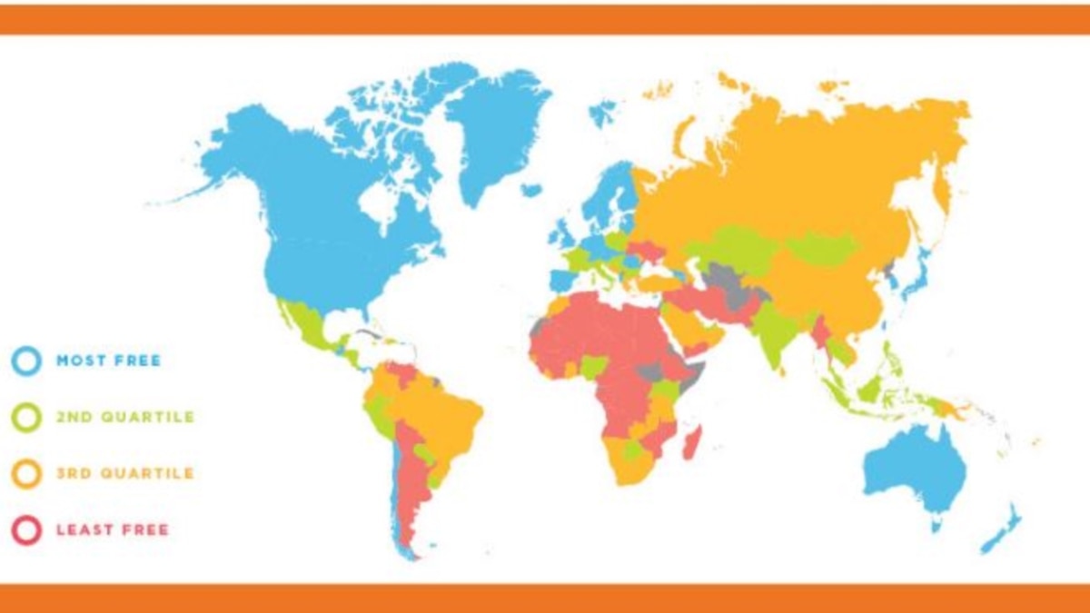 Iran's Ranking In Fraser Institute's Economic Freedom