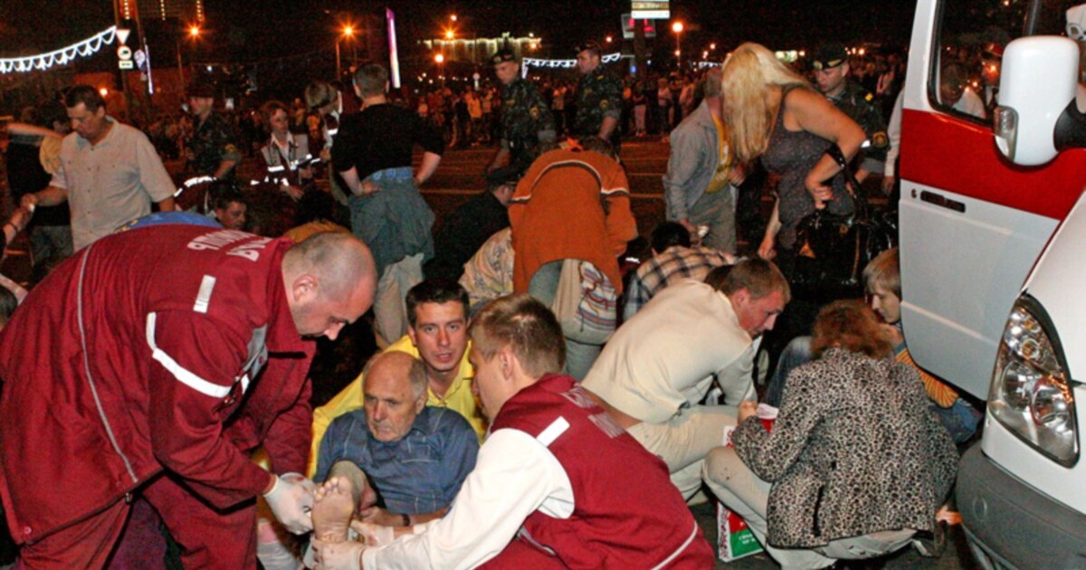 Bomb Explosion In Belarus Injures 50