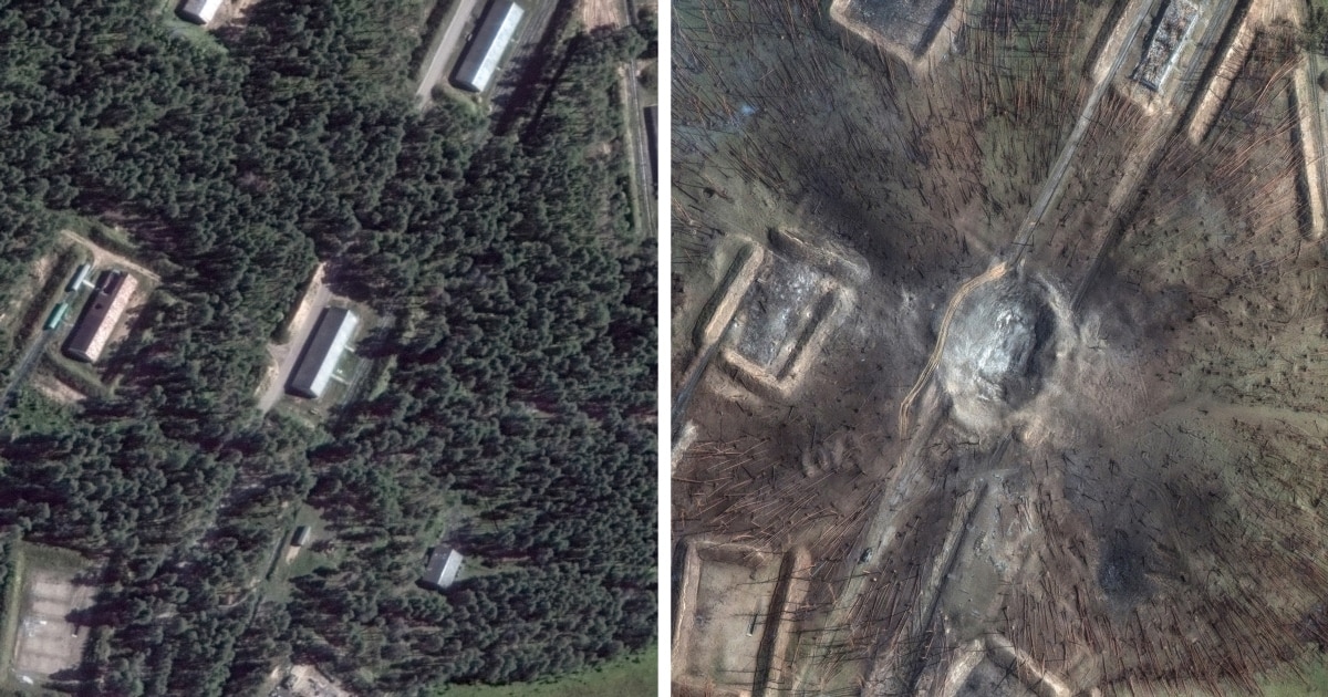 Satellite Images Reveal Massive Scale Of Russian Ammunition Storage ...