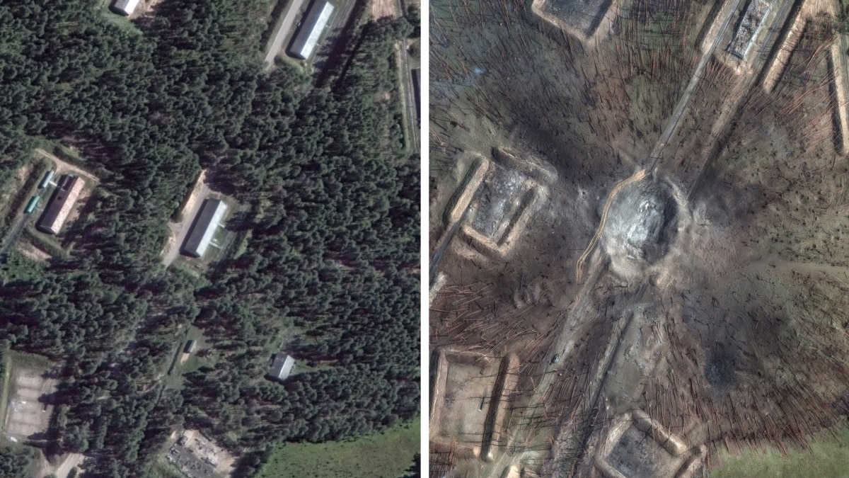 Satellite Images Reveal Massive Scale Of Russian Ammunition Storage ...