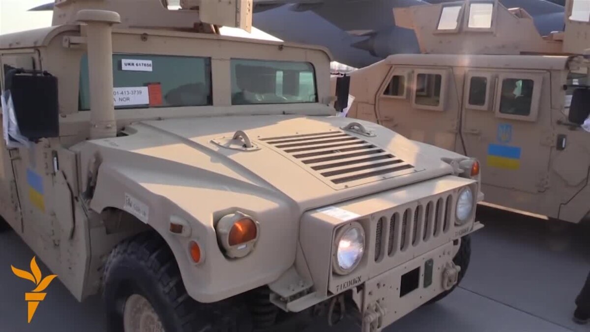 U.S. Humvees Arrive In Ukraine