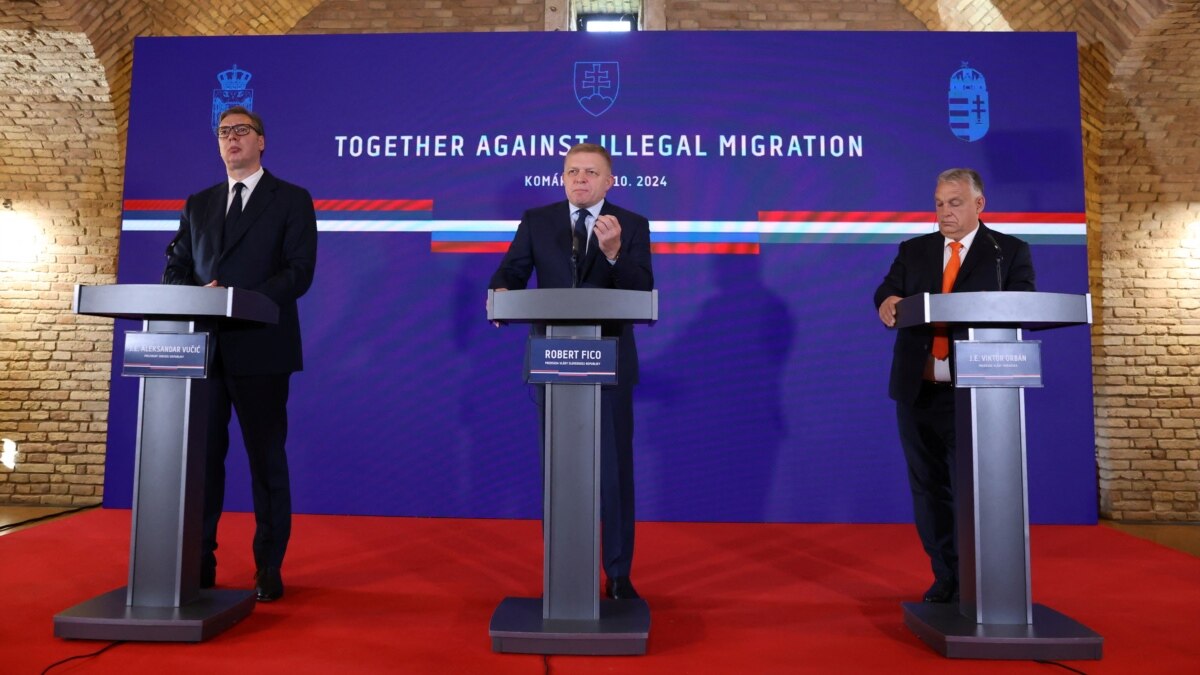 Vučić, Orban i Fico najavili dalju 'borbu protiv ilegalnih migracija ...