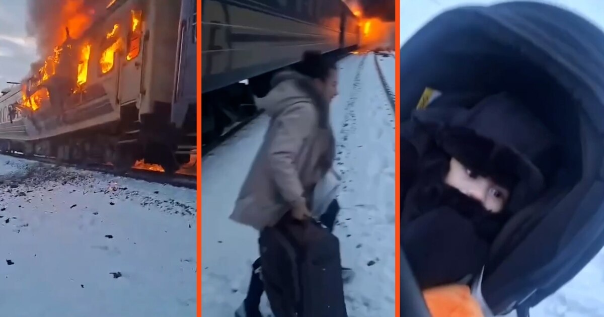 Deadly Russian Drone Strike Hits Ukrainian Passenger Train