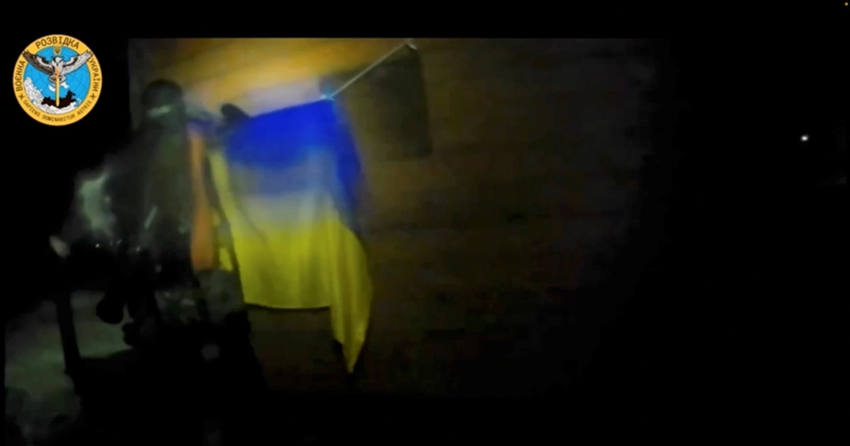 In Special Operation, Ukraine Raises Flag In Russian-Annexed Crimea On ...