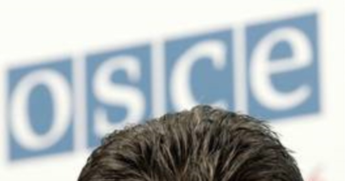 New OSCE Chairman Seeks End To Frozen Conflicts