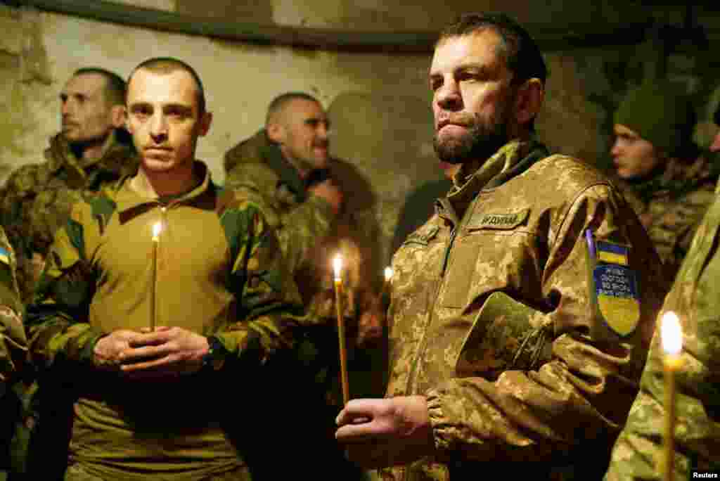Як українські військові святкують Різдво фото
