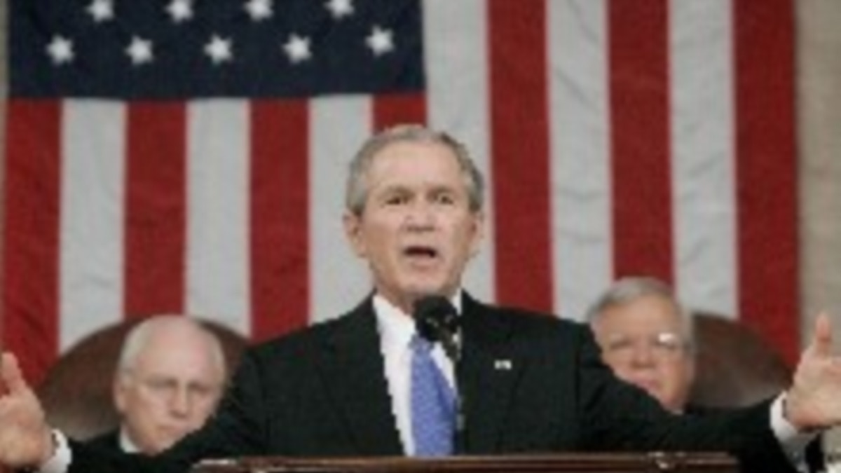 Bush Says U.S. Will Not Retreat From The World