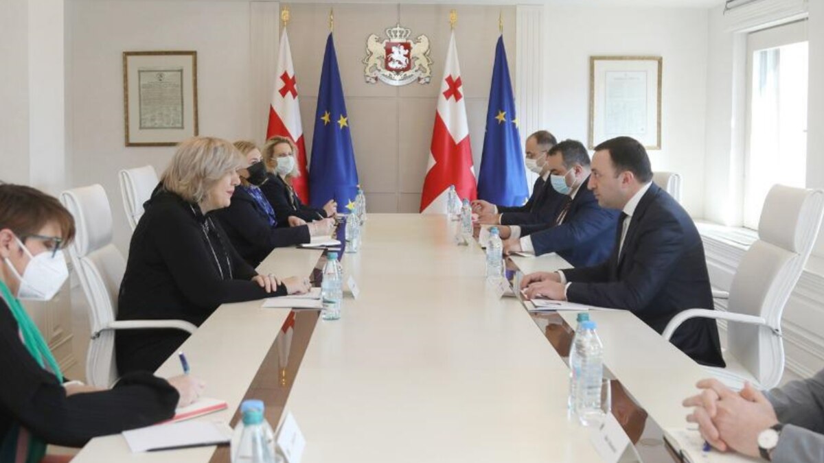 ირაკლი ღარიბაშვილი შეხვდა დუნია მიატოვიჩს