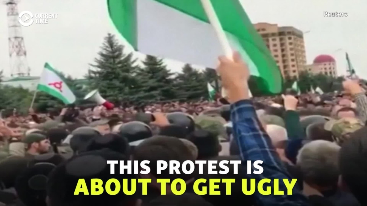 Thousands Rally In Russia's Ingushetia Against 'Unfair' Border Deal ...