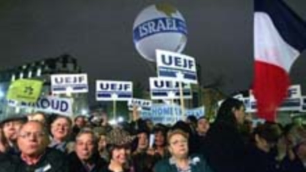 Thousands Demonstrate At Iranian Embassy In Paris