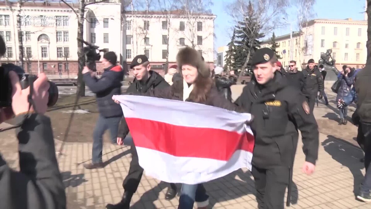 Dozens Arrested In Belarus As Opposition Marks 'Freedom Day'