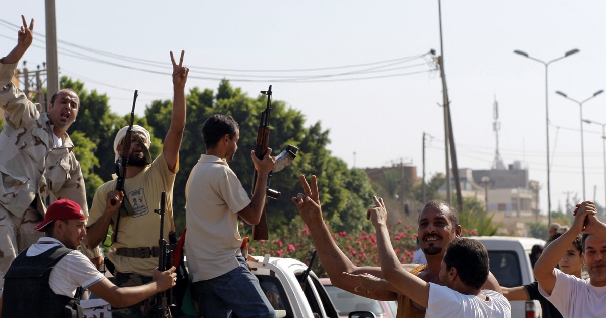 Libyans Take To The Streets To Celebrate Rebels' Advance