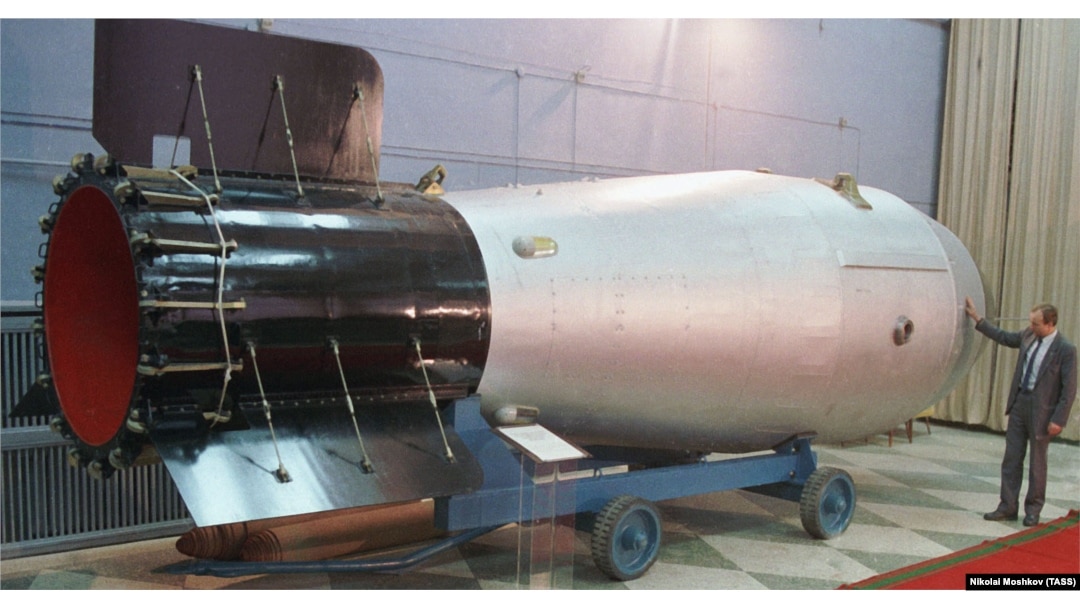 Tsar Bomba Soppsky Sammenligning