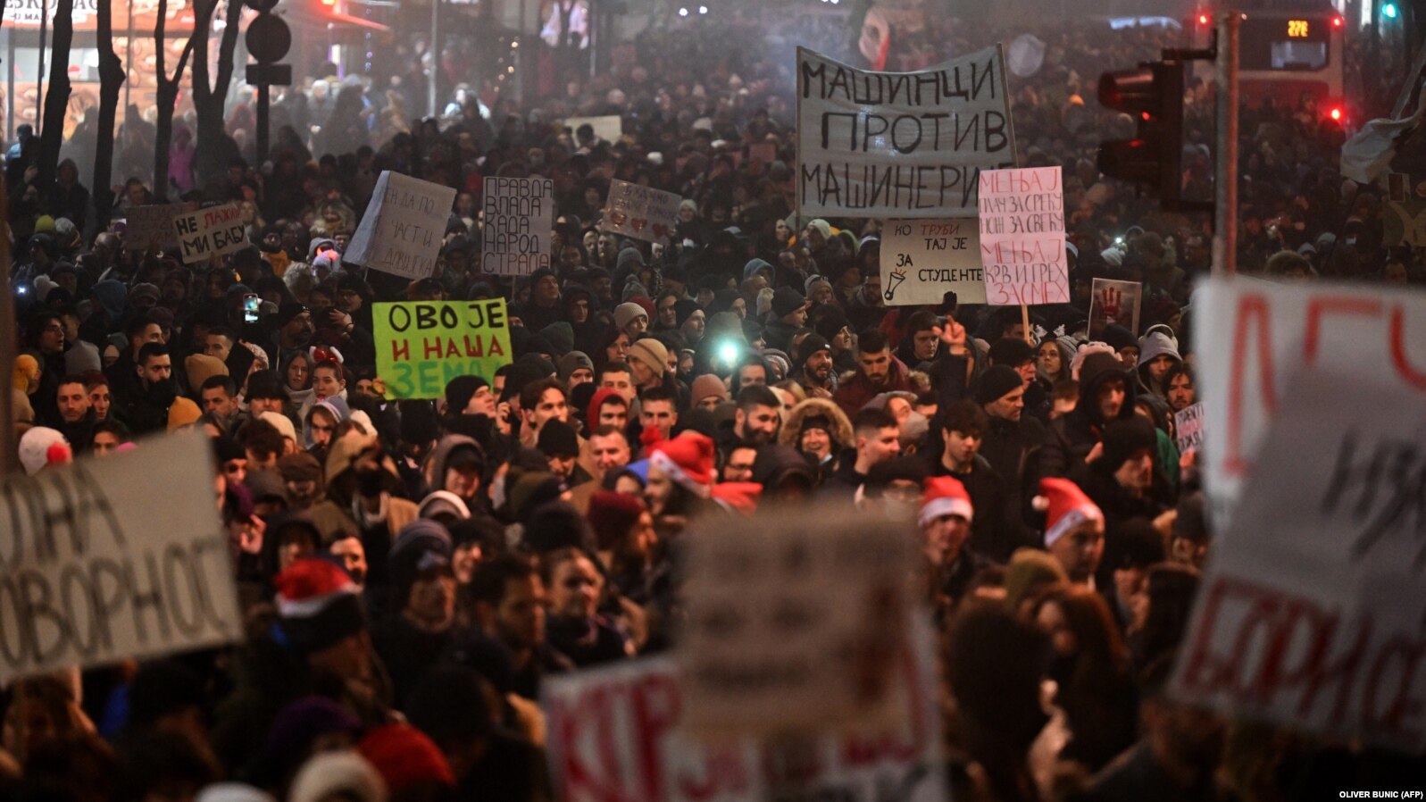 Studentski protesti u Srbiji ne jenjavaju ni u ovoj godini ...
