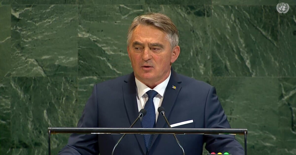 Komšić u UN optužio dio međunarodne zajednice da je utjecao na pad ...