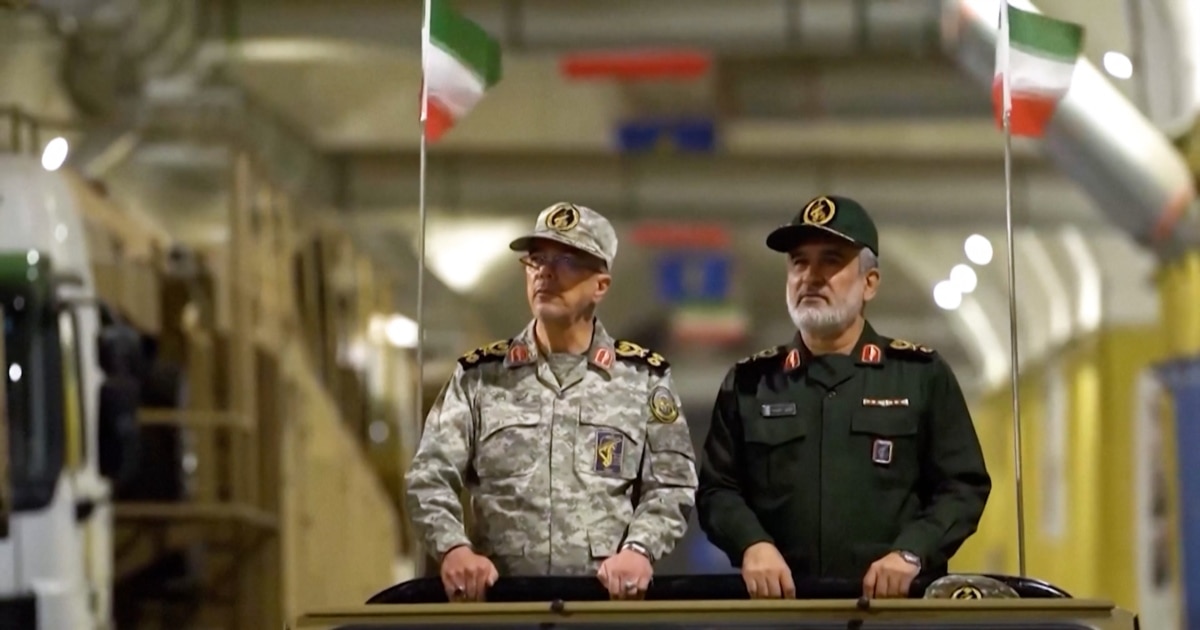 Iran Shows Off Military Might In Footage Of 'Underground Missile City'