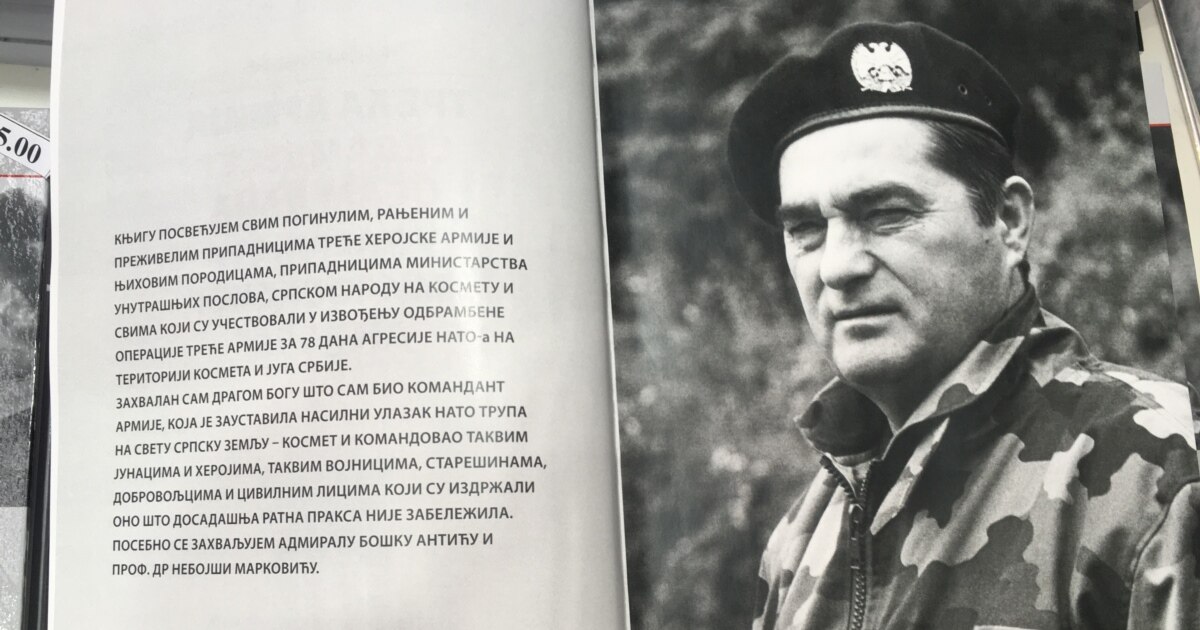 Serbian Defense Ministry Promotes Book By Ex-Officer Convicted Of War ...