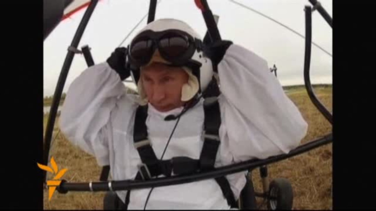 Putin Suits Up Flies With Cranes