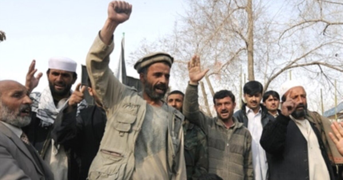 Afghan Students Protest Danish Cartoons